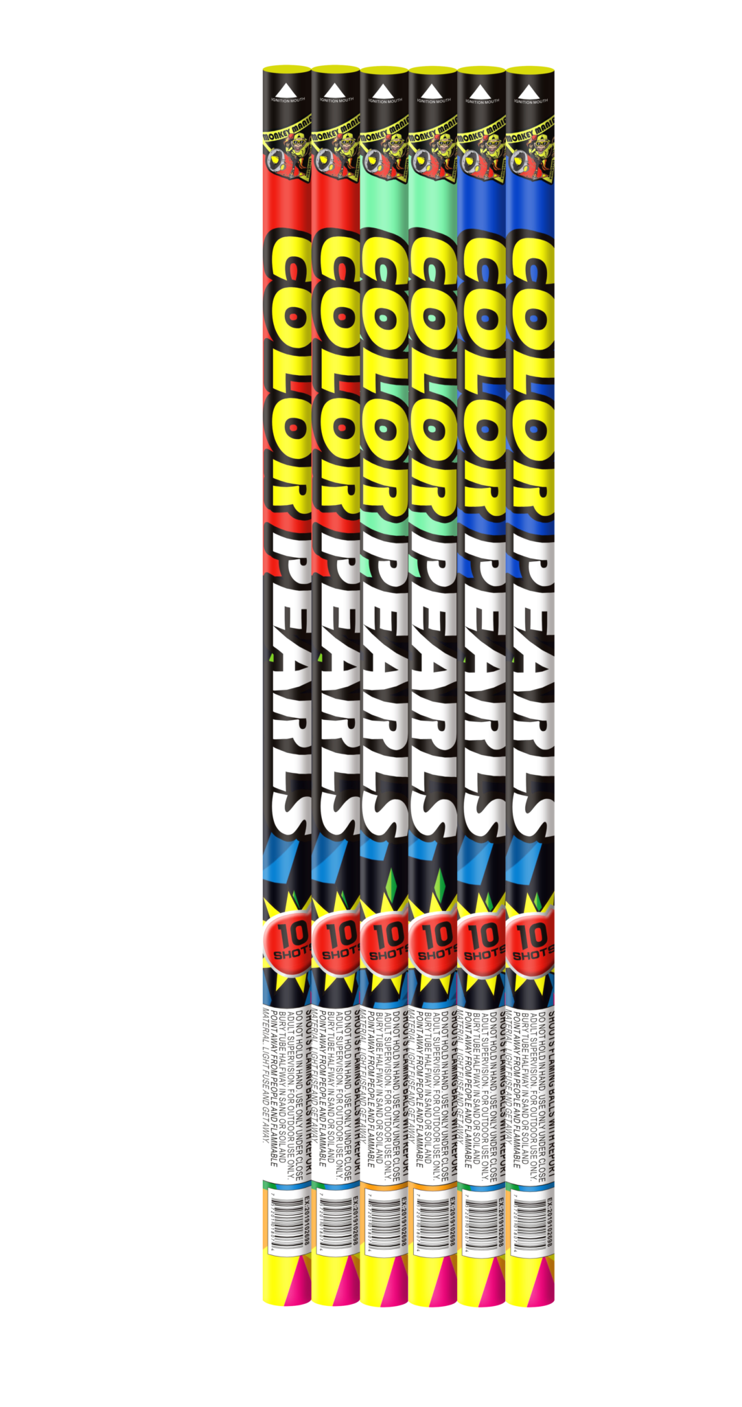 Color Pearls 10 Shots – Whitenight's Fireworks